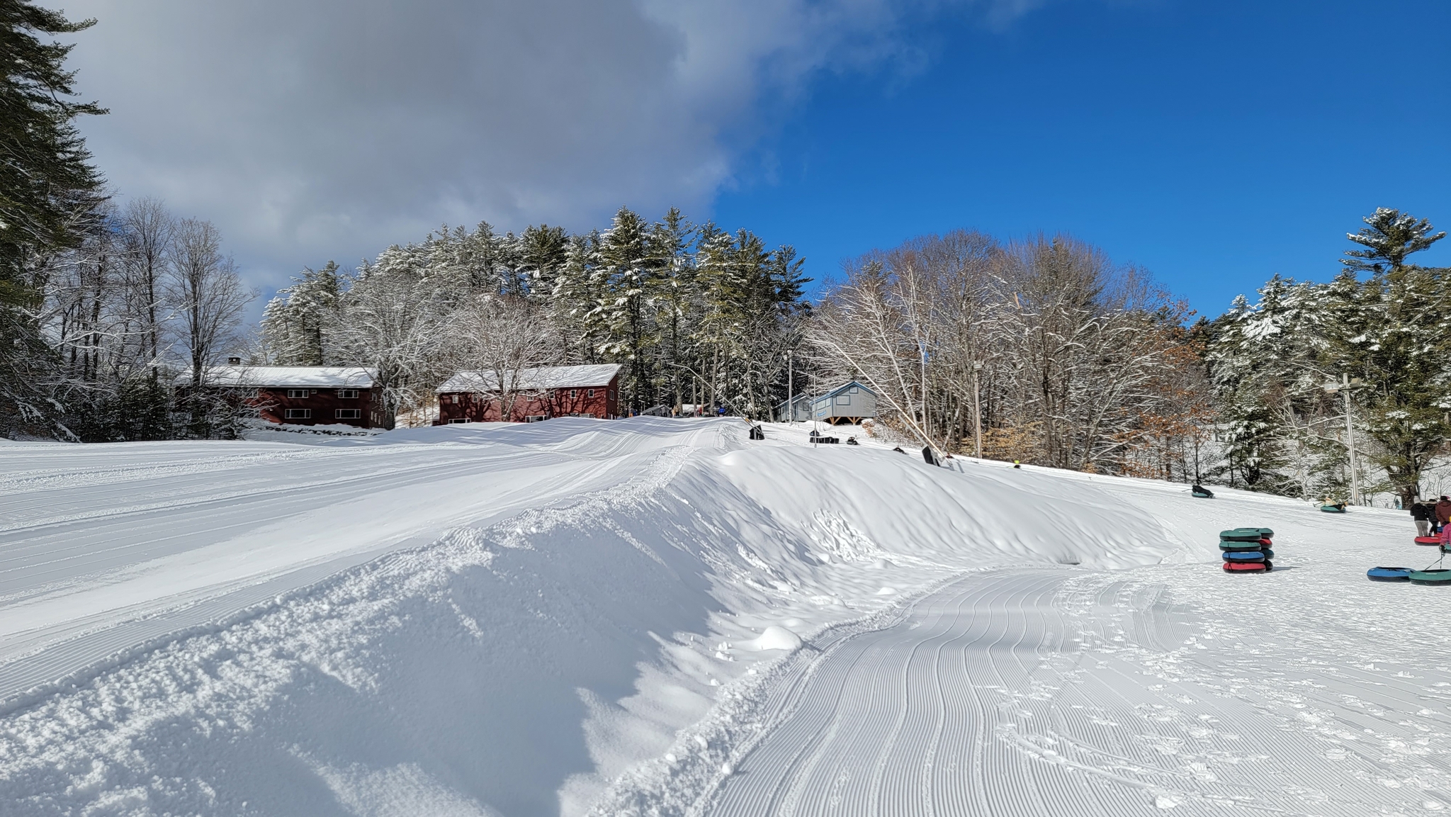 Snow Tubing at King Pine Ski Area - Madison, NH - Woodland Hiker